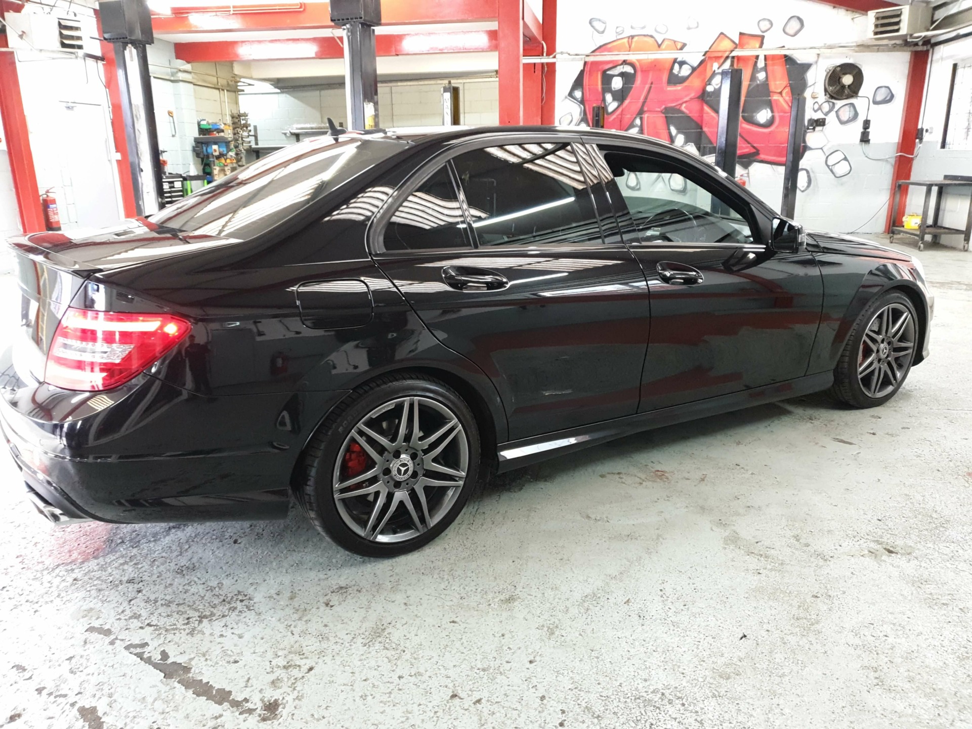 MERCEDES C220 CDI COUPE W204 C63 CONVERSION - DKU Performance