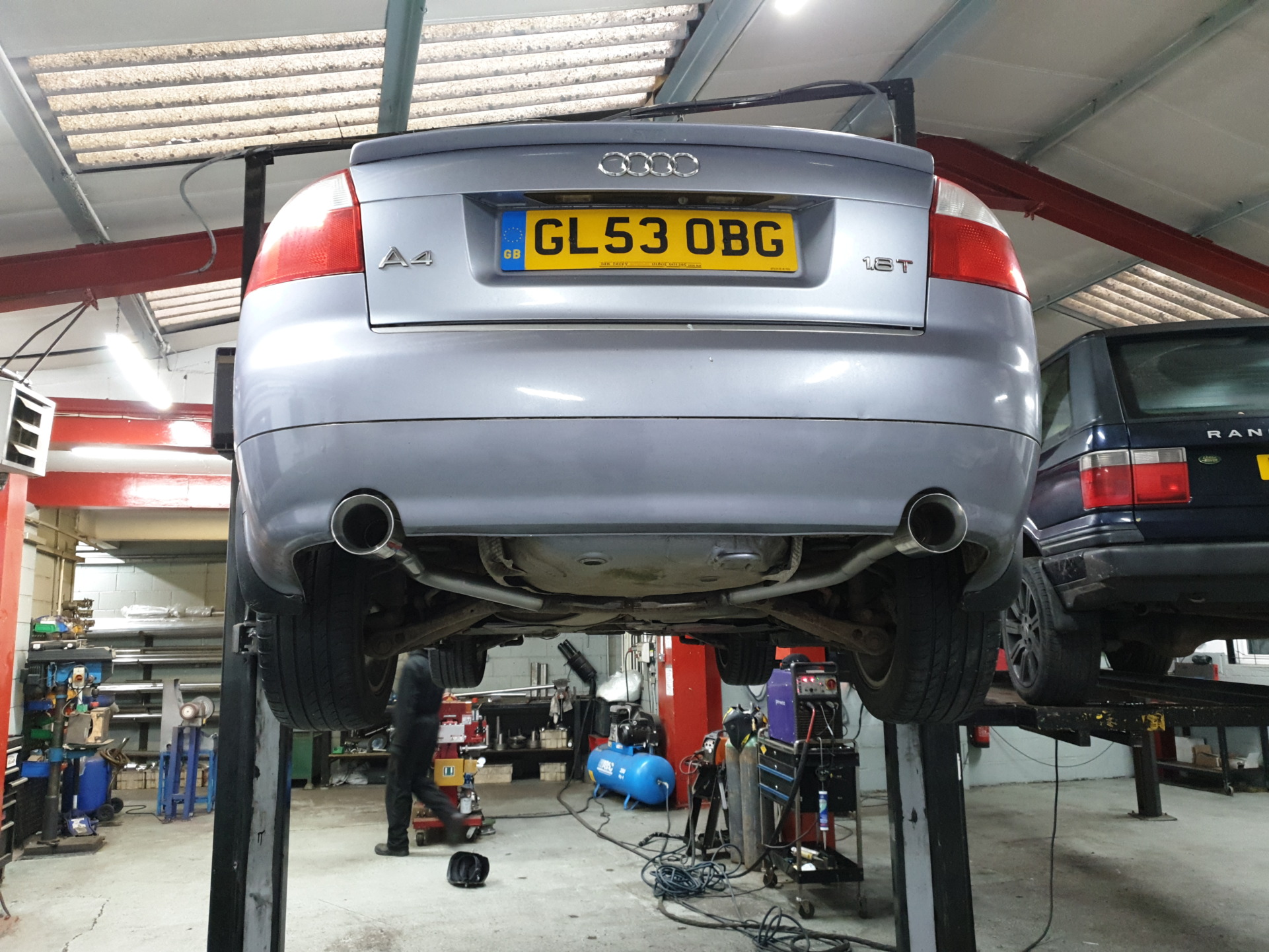 AUDI A4 1.8T Custom Made Exhaust System & ECU Remap