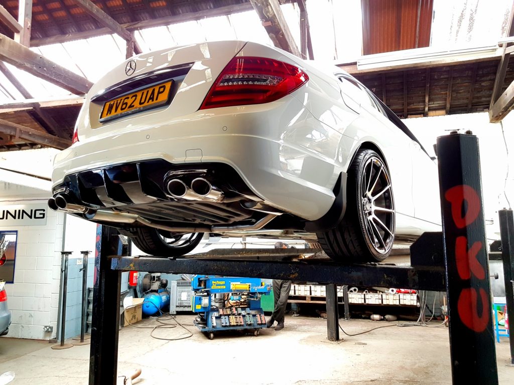 MERCEDES C220 CDI COUPE W204 C63 CONVERSION - DKU Performance
