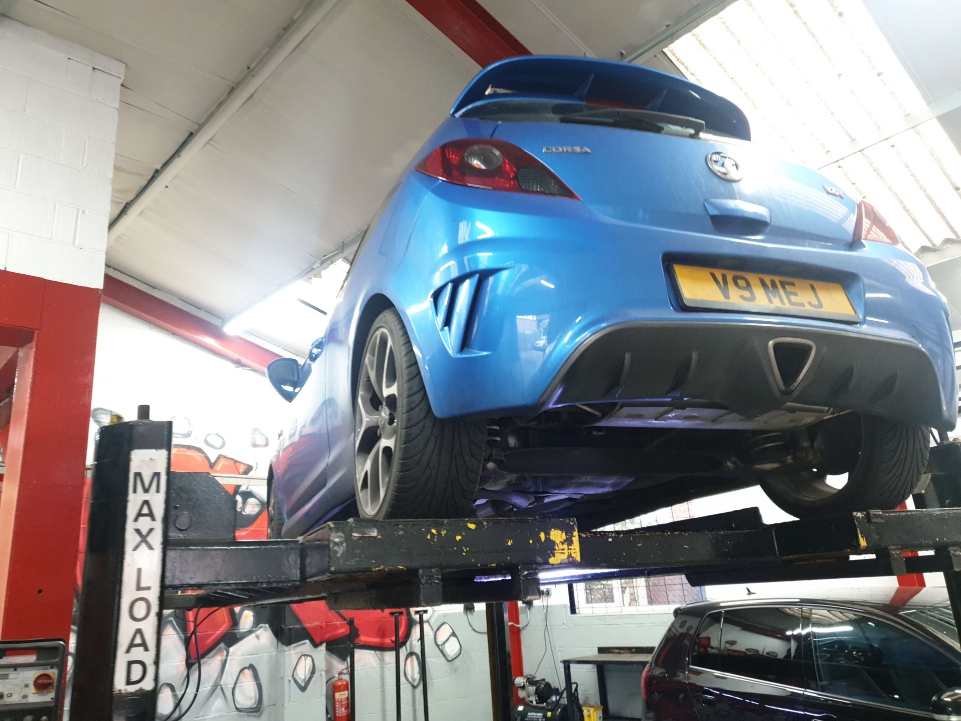 Vauxhall Corsa VXR Carbon Cleaning & Custom Exhaust Fitting