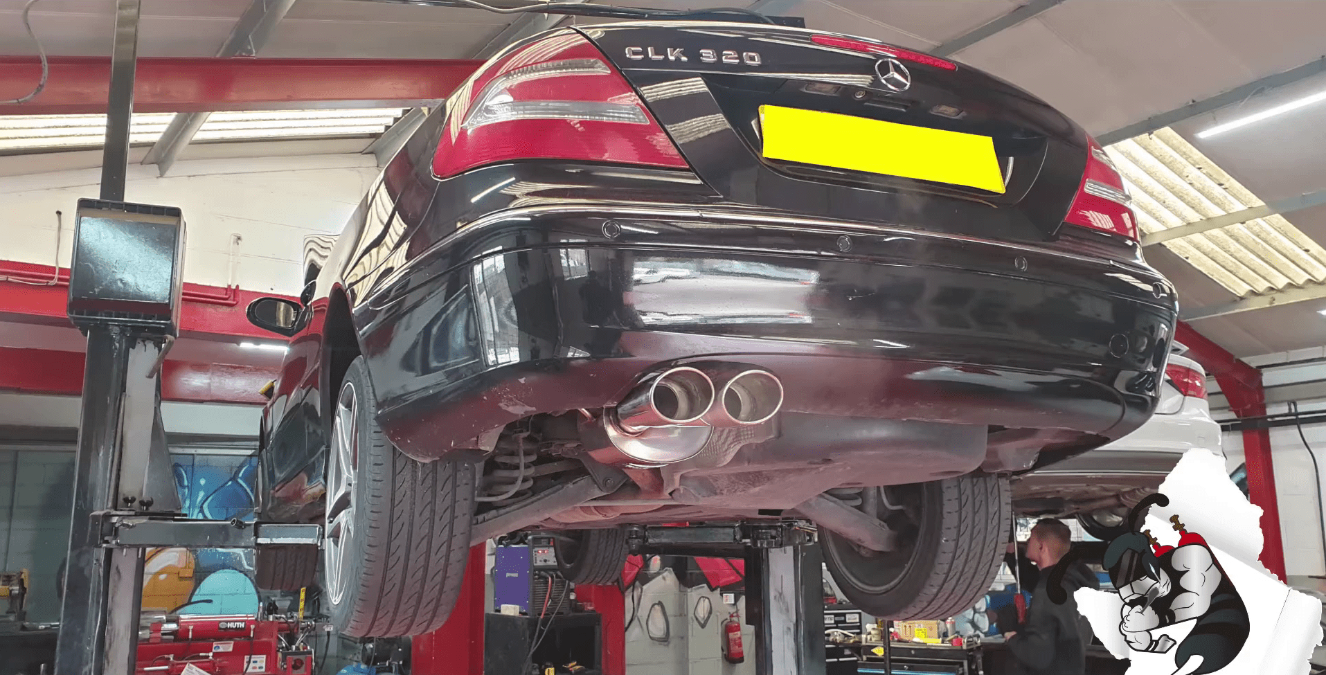 Mercedes CLK 320 Carbon Cleaning & Custom Exhaust - DKU Performance