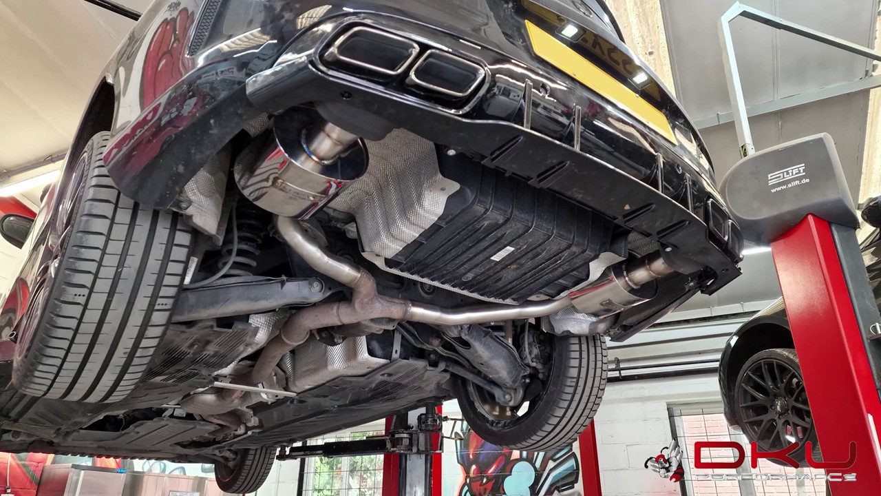Mercedes Turbo C300 & C63 Exhaust System - DKU Performance